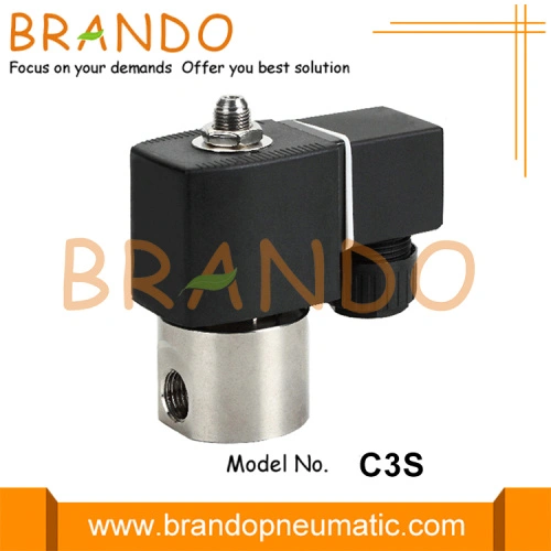3-Way NC Stainless Steel Solenoid Valve 1/8'' 1/4'' China Manufacturers Suppliers Factory Exporter